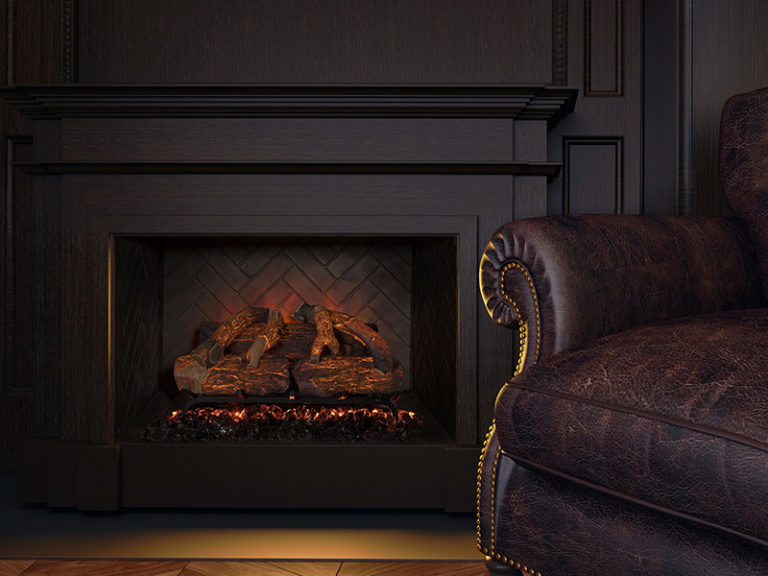 Modern Flames Sunset Charred Oak Electric Log Set - GTAElectricfireplaces